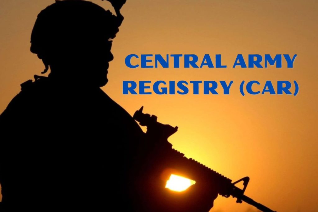 Central Army Registry | Ako Offline