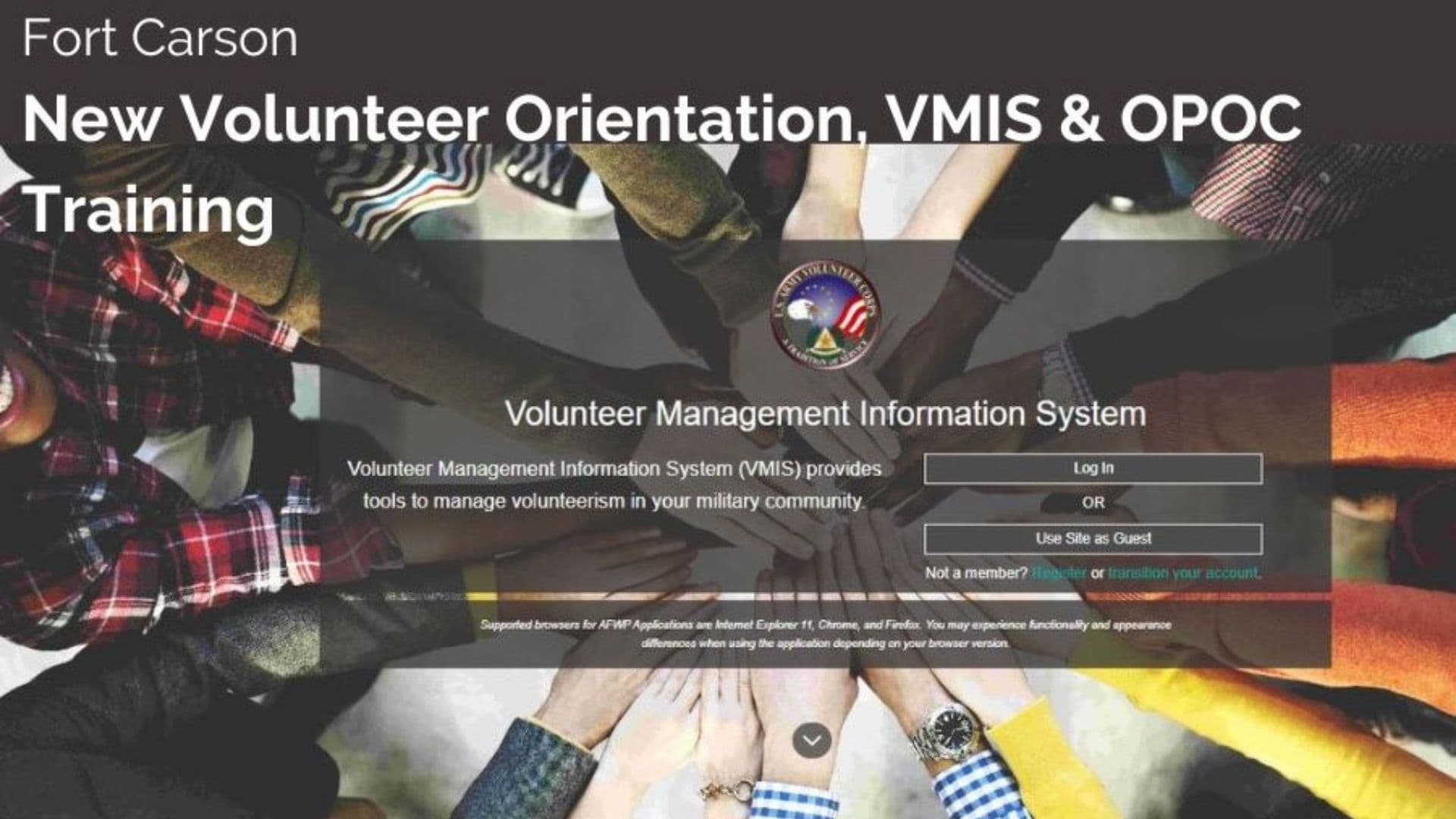 Volunteer Management Information System ( VMIS ) | Ako Offline Volunteer Management Information System ( VMIS ) | Ako Offline